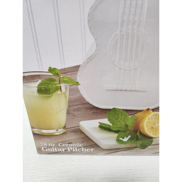 Dolly Parton | Dining | Dolly Parton Guitar Shaped White Pitcher 78oz ...